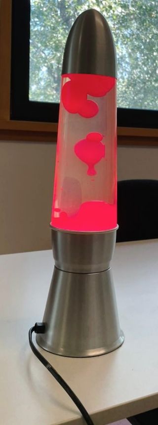 Lampada effetto lava rilassante vintage originale