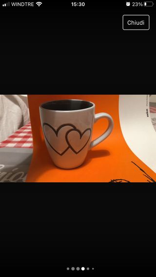 Tazza mug cuori