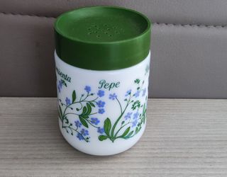 Arcopal vintage Veronica fiori porta pepe