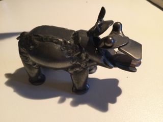 Soprammobile Ippopotamo “futurista”