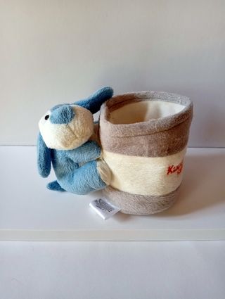 Piccolo peluche con contenitore cm.10x11