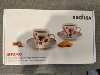 Set 6 tazzine natalizie Excelsa