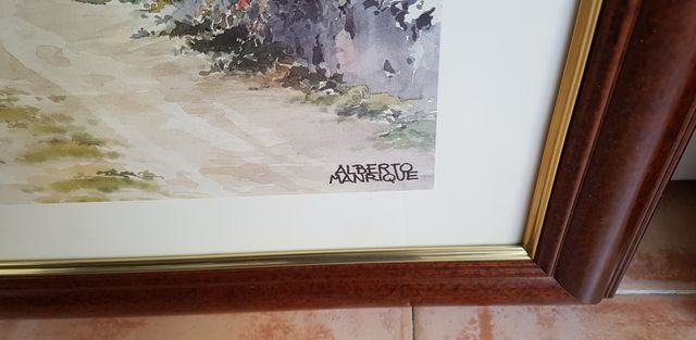 PACK (2 Láminas Alberto Manrique) de segunda mano por 50 EUR en Murcia ...