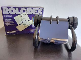 Schedario rotativo rolodex