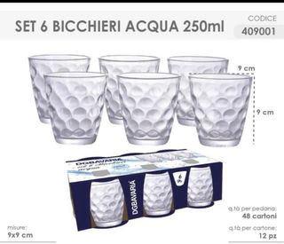 servizio di bicchieri