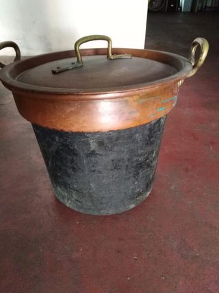 Pentolone caldaia in rame per cucina