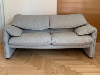 Divano Maralunga Cassina, 2posti tessuto sfod.