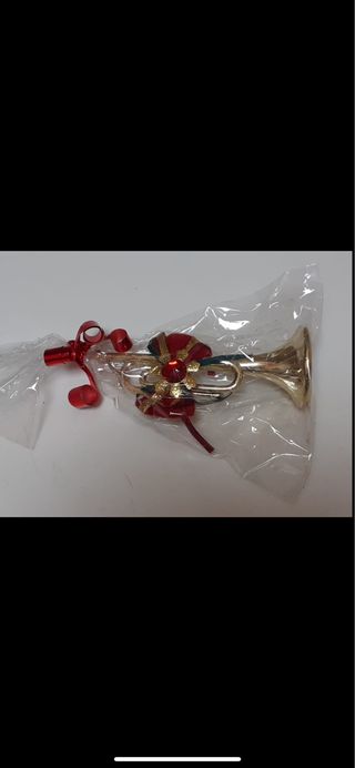 Trombetta decorativa nuova natalizia