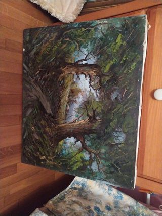 Quadro su tela, foresta