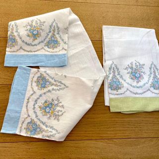 2 asciugamani in lino cotone