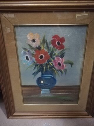 Quadro dipinto a olio firmato