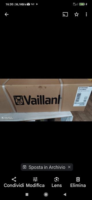 Scaldabagno Vaillant metano