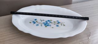 Arcopal vintage Veronica fiori piatto vassoio