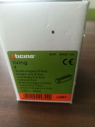 Lampada emergenza living International