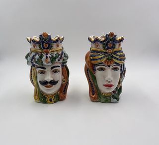 Ceramica di Caltagirone "Teste di Moro"