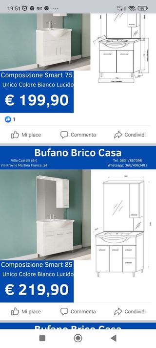 Mobile bagno