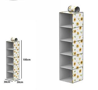Organizer Per Armadio 4 Strati Scaffale Pensile...