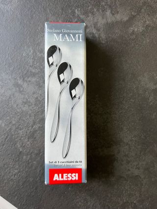 set 3 cucchiaini alessi