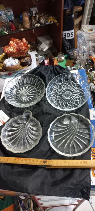 piattini in cristallo 1 euro cad