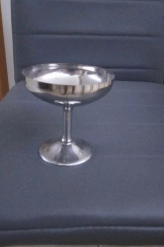 6 coppe per gelato in acciaio