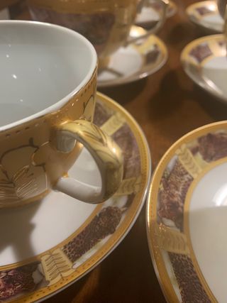 6 tazze da te piu piattini