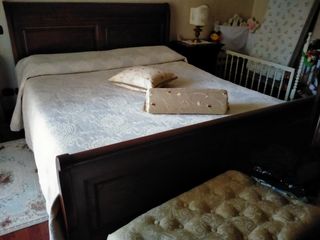 Letto a barca in legno massello