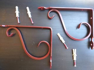 Reggimensole coppia  ferro battuto