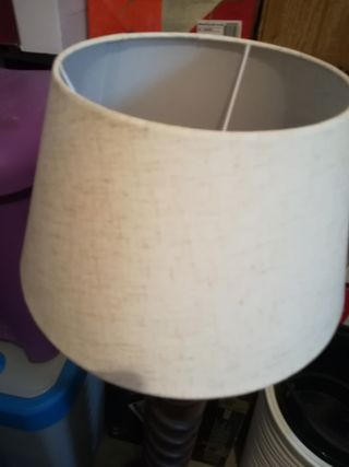 paralume in stoffa beige