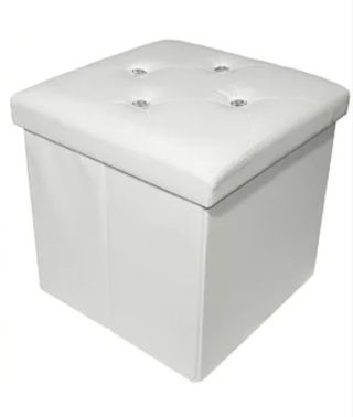 Pouf contenitore 40x40 ecopelle