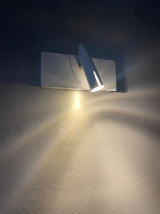 APPLIQUE BIANCA A LED DUE LUCI