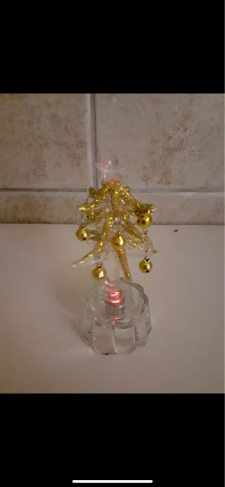 Alberello natalizio piccolo vetro