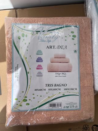 asciugamano della linea vanity set di 3pezzi