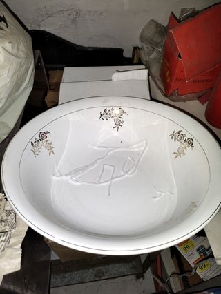 Set 3 pezzi in porcellana per LAVABO