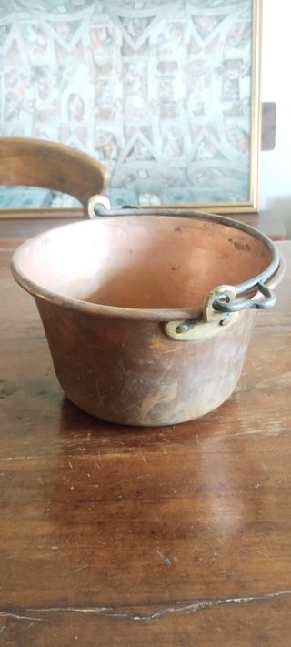 Pentola in rame vero di circa 3 kg