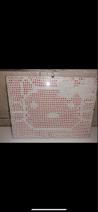 Quadro hello kitty uncinetto