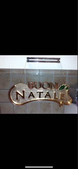 Targa nuova buon natale