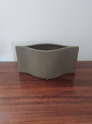 Vaso Wp design ceramica verde cachi