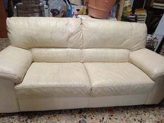 Divano 2 posti in vera pelle