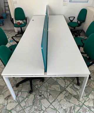 Scrivania condivisa 300 cm x 124