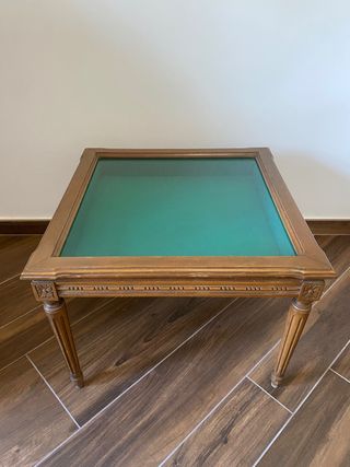 tavolino apribile in legno