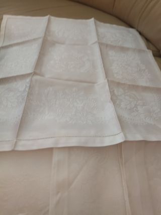 Set 4 tovagliette cotone damascato