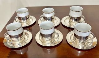 Servizio da caffé in silver