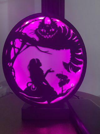 lampada a led alice in the wonderland