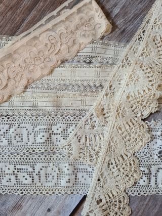 Piccolo lotto pizzi vintage