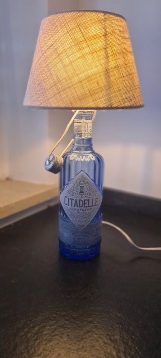 Lampada bottiglia gin Citadelle