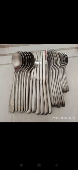 Posate 24 pezzi Ikea in acciaio satinato