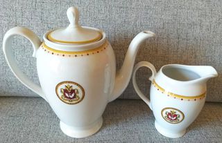 Caffettiera E Lattiera Carlo Buffetti Fine Porcell