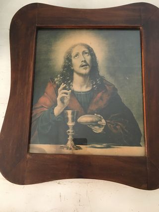 Quadro religioso ultima cena Cristo nostro Signo