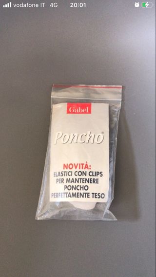 Elastici per poncho Gabel