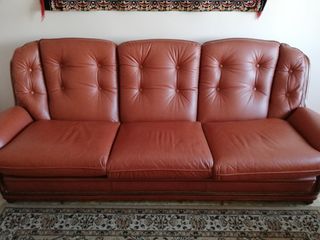 Divano in vera pelle
